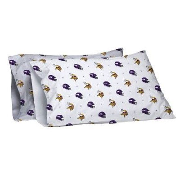 NFL | Bedding | Nfl Minnesota Vikings Small X Full Sheet Set 3pc | Poshmark